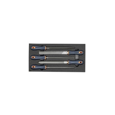 Garant Workshop file set in Heavy Duty Foam, 5 Pc 952205 5 | Zoro
