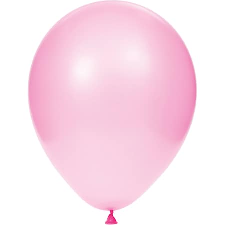 Creative Converting Candy Pink Latex Balloons, 12", 180PK 041321 | Zoro