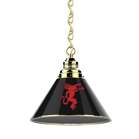 Holland Bar Stool Co Fireball Pendant Light, Brass Fixture ...