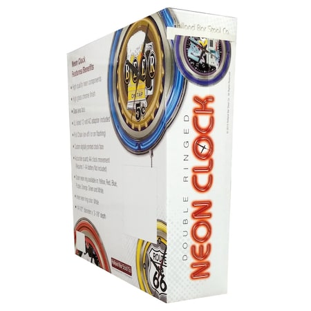 Holland Bar Stool Co United States Air Force Double Neon 19" Clock ...