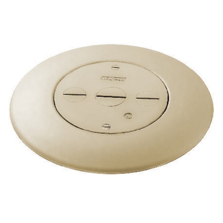 Hubbell Wiring Device-Kellems Electrical Box Cover, Round, Aluminum ...