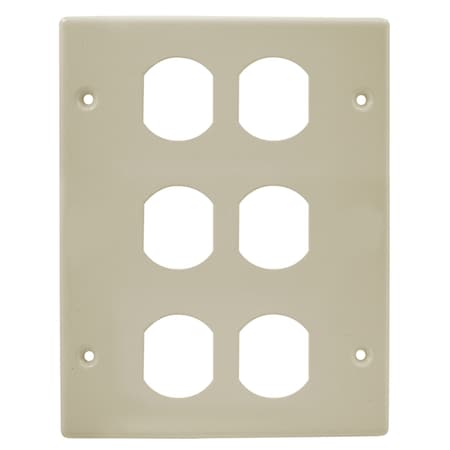 Hubbell Wiring Device-Kellems Cover Plate Raceway, HBL6750 Series, 6-3/ ...