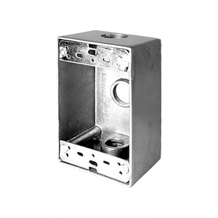American Imaginations Electrical Box, Rectangular Box Type, Aluminum ...