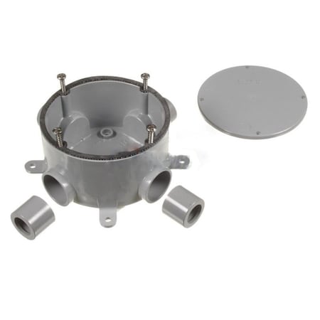 American Imaginations Electrical Box Cover, Fitting Box Type, Round ...