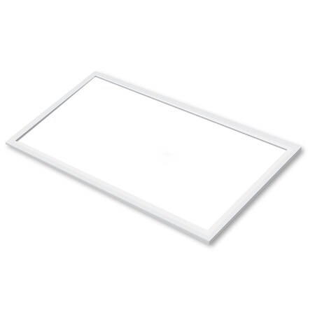 American Imaginations 4 in. x 2 in. White Rectangle LED Flat Panel AI ...