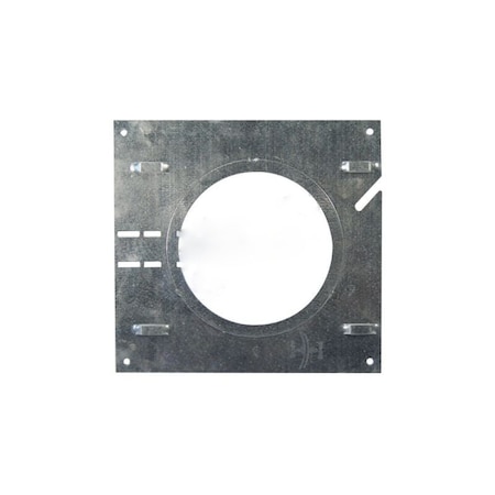 American Imaginations Round Galvanized Steel Plaster Ring Galvanized ...