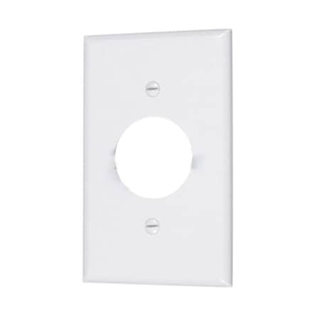 American Imaginations Rectangle White Electrical Receptacle Plate ...