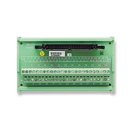 Adlink 50-pin Header TB with DIN rail w/o cable DIN-50P-01 | Zoro