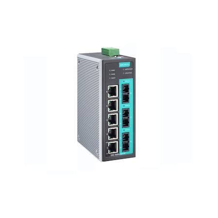Moxa Entry-Level Mgd Eth. Swtch W/ 5 10/100Baset(X)Ports, Eds-408A-3M ...