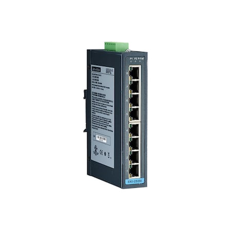 Advantech 8-Port Unmanaged Ind. Ethernet Switch, Wide Temp. EKI-2528I ...