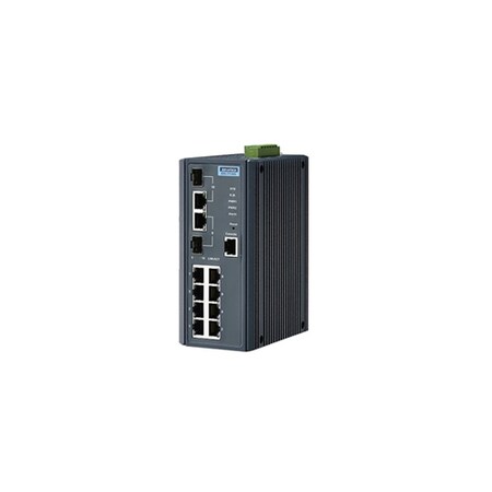 Advantech 8G + 2G Combo Managed Switch W/Wide Temp EKI-7710G-2CI-AE | Zoro