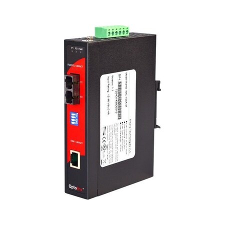 Antaira 10/100TX To 100FX Industrial Media Converter, Multi-Mode 2KM ...