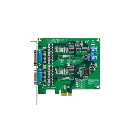 Advantech 2-Port Rs-232 Pcie Comm. Card W/Iso PCIE-1604C-AE | Zoro