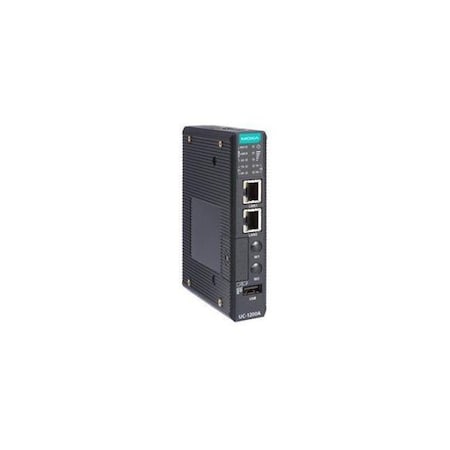 Moxa Arm-based DIN-rail industrial computer, Cortex-A53 dual-core 64 ...