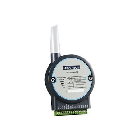 Advantech 4-ch DI and 4-ch Relay IoT Wireless I/O Module WISE-4060-B | Zoro
