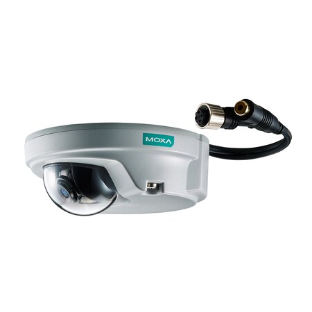 Moxa En50155, HD, Cmpct Ip Cam, 1 Aud., Poe, 3.6Mm, Vport P06-1Mp-M12 ...