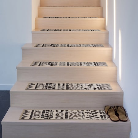 World Rug Gallery Nylon; Back Material : Rubber Cream, 8.6 W x 26 L, 0. ...