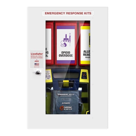 Livesafertm LiveSafer AED Storage Modular Emergency Response Kit 4 ...