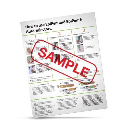 Aek Replacement Emergency Instruction Sheet EpiPen AutoInjectors EN9398 | Zoro