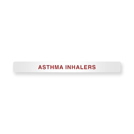 Aek Magnetic Cabinet Label Asthma Inhalers EN9460 | Zoro