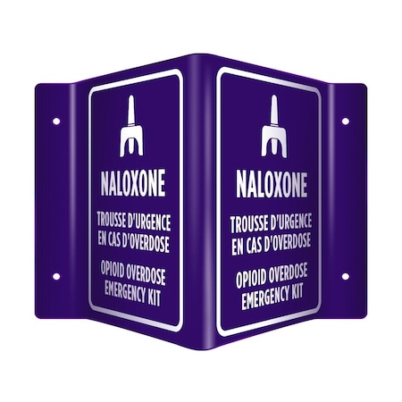 Aek Naloxone Opioid Overdose Emergency Kit 3D Sign English French ...