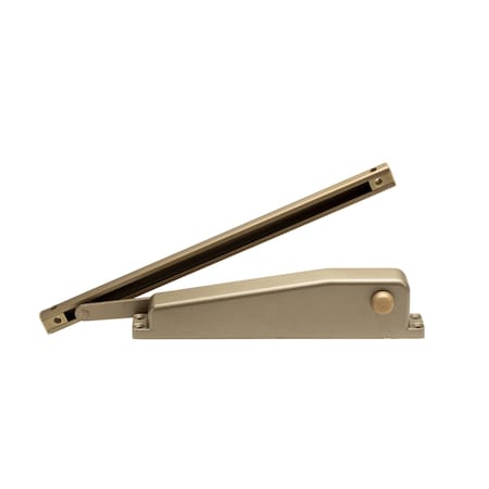 Global Door Controls Residential Hold Open Mini Door Closer in Brown ...