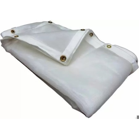 Tarps Now 8 ft x 12 ft Heavy Duty 50 Mil Tarp, White, 100% Virgin HDPE ...