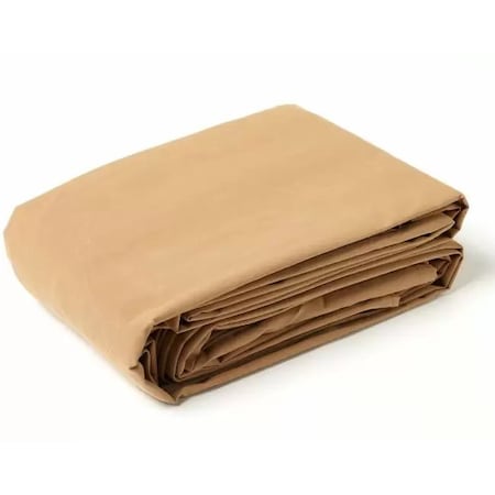 Tarps Now 6 ft x 8 ft Heavy Duty 20 Mil Tarp, Tan, Polyester / Canvas ...