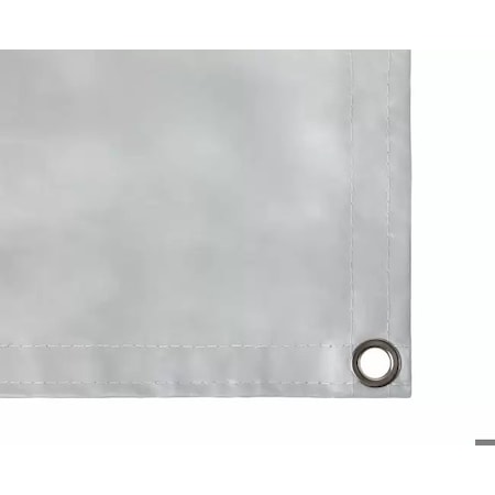 Tarps Now 10 ft x 10 ft Heavy Duty 20 Mil Tarp, Gray, Vinyl FSVC18G ...