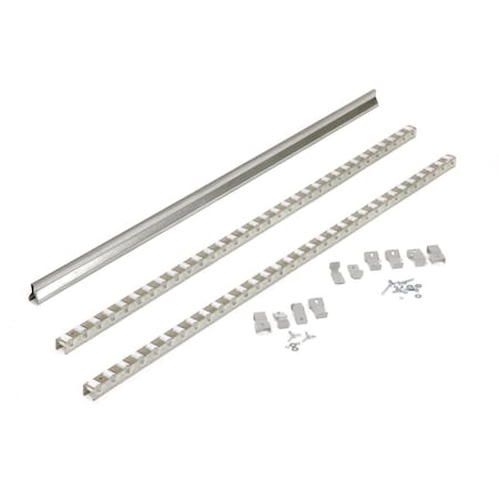 Global Industrial Gravity Carton Flow Roller Track Kit 48in 184200 | Zoro