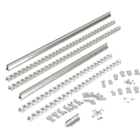 Global Industrial Gravity Carton Flow Roller Track Kit 72in 235821 | Zoro