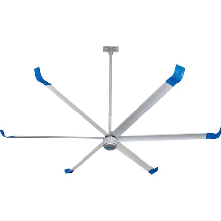 Global Industrial 16ft HVLS Ceiling Fan, BLDC Motor, 199680 CFM, 208 ...