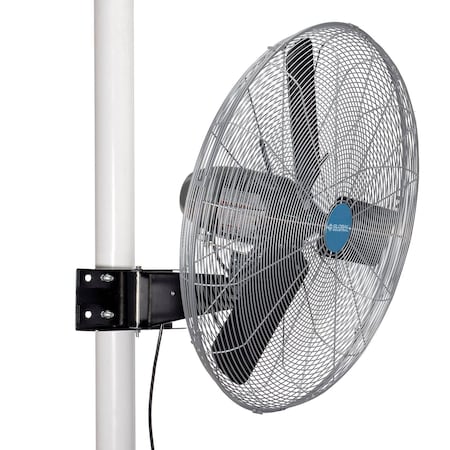 Global Industrial 30in Oscillating Fan, Pole or Column Mount, 8,775 CFM ...