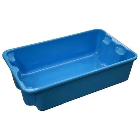 Molded Fiber Glass Tray Co Stack & Nest Storage Tote, 17-7/8 in L x 5 ...