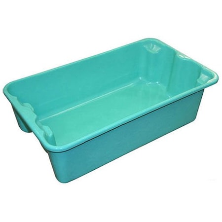 Molded Fiber Glass Tray Co Stack & Nest Storage Tote, 17-7/8 in L x 5 ...