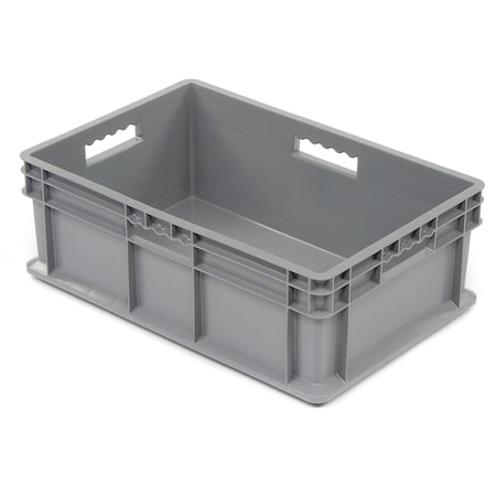 Global Industrial Straight Wall Storage Container W/ Lid, 23-3/4 in L ...