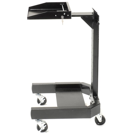 Global Industrial Mobile Laptop Cart, Black, 24W x 24-1/2D x 41H ...