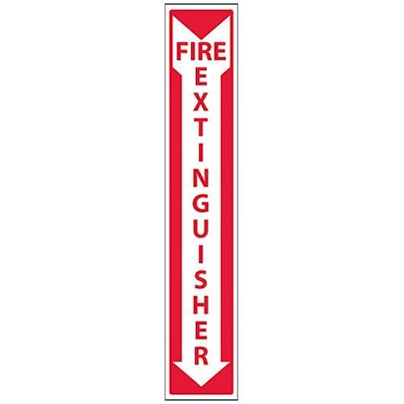 National Marker Co Vinyl Fire Safety Sign - Fire Extinguisher M39P | Zoro