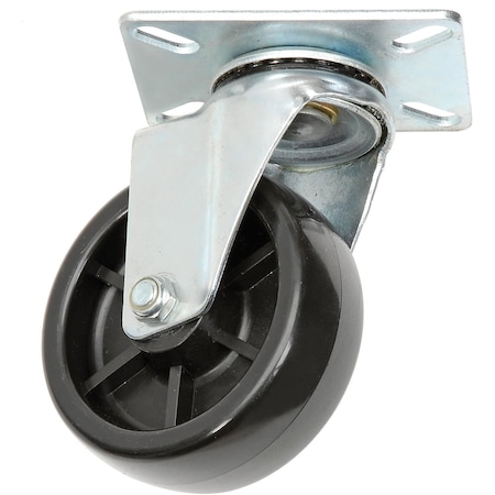 Global Industrial 4 Plastic Caster & Hardware for 1 Cubic Yard Standard ...