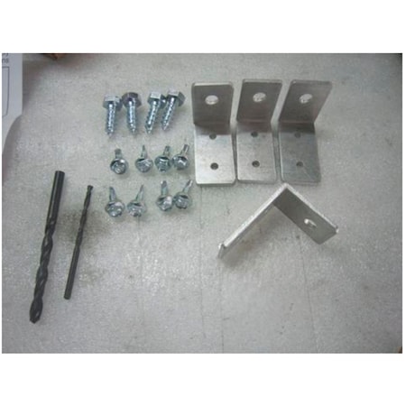 Global Industrial Phenolic Bench Top Mounting Bracket Kit for Square ...