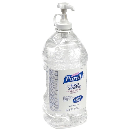 Gojo Purell Pump Bottle Hand Sanitizer 2 Liters, 4PK 9625-04 | Zoro