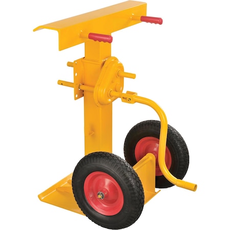 Global Industrial Hand Crank Trailer Jack Stand 100,000 Lb. Static ...