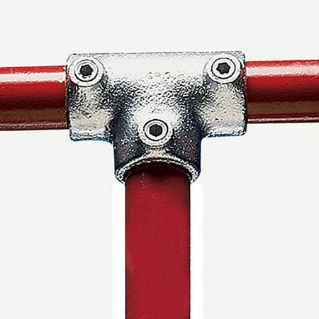 Kee Klamp 90° Three-Socket Tee Galvanized Iron Pipe Fittings - Fits 2 ...