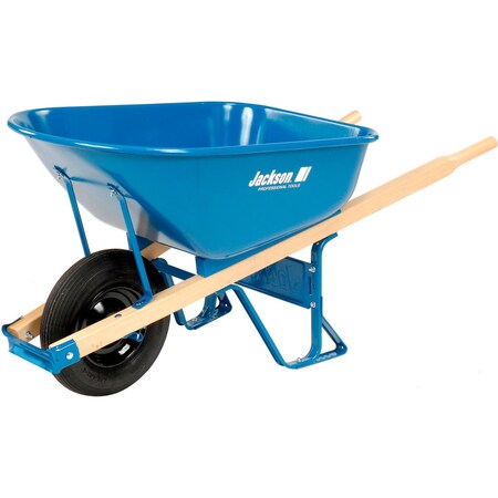 Jackson Professional Tools Jackson Steel Contractor Wheelbarrow 6 Cubic ...