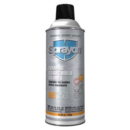 Sprayon MR353 Foaming Citrus Mold Cleaner S00353000 | Zoro