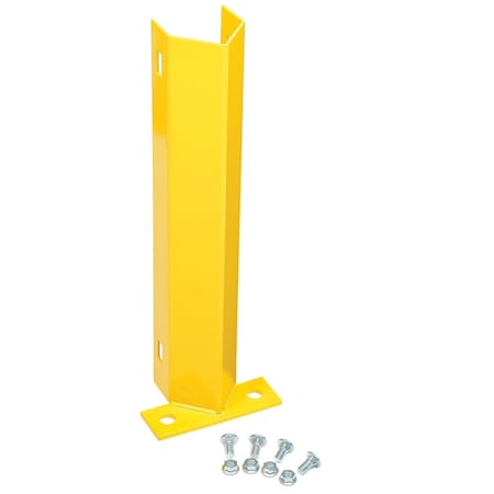 Global Industrial 18H Pallet Rack Frame Guard with Hardware - Yellow ...