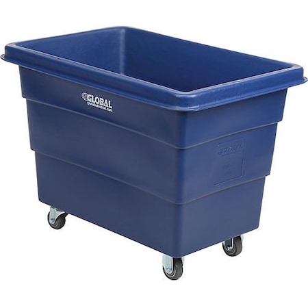 Global Industrial 8 Bushel HDPE Plastic Box Truck w/o Base, Blue, 33-3 ...