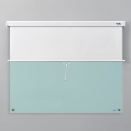 Global Industrial Pull Down Privacy Screens for 72W Dry Erase Boards ...
