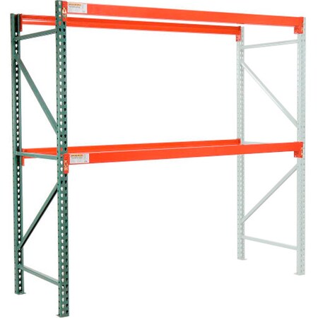 Global Industrial Teardrop Pallet Rack Add-On 120W x 48D x 120H ...