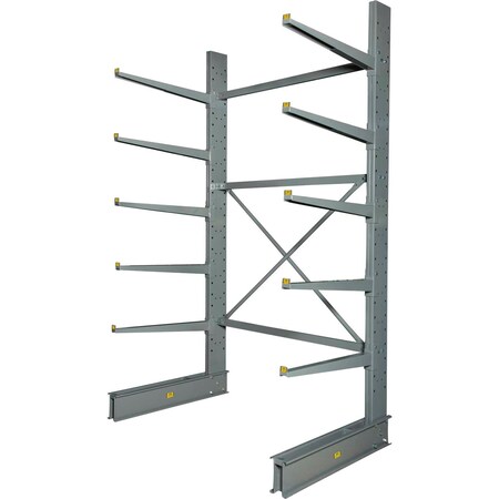 Global Industrial Single Sided Heavy Duty Cantilever Rack Starter, 2in ...